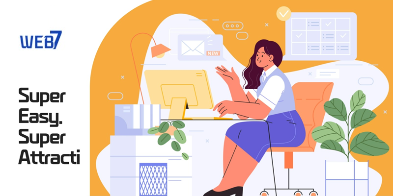 웹세븐 - Super Eazy. Super Attraction.